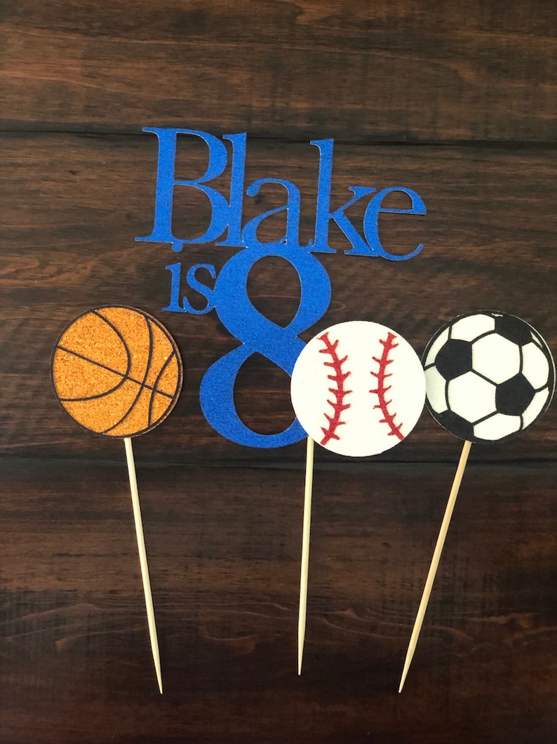 Sports Birthday cake topper Birthday cake topper Baseball | Etsy