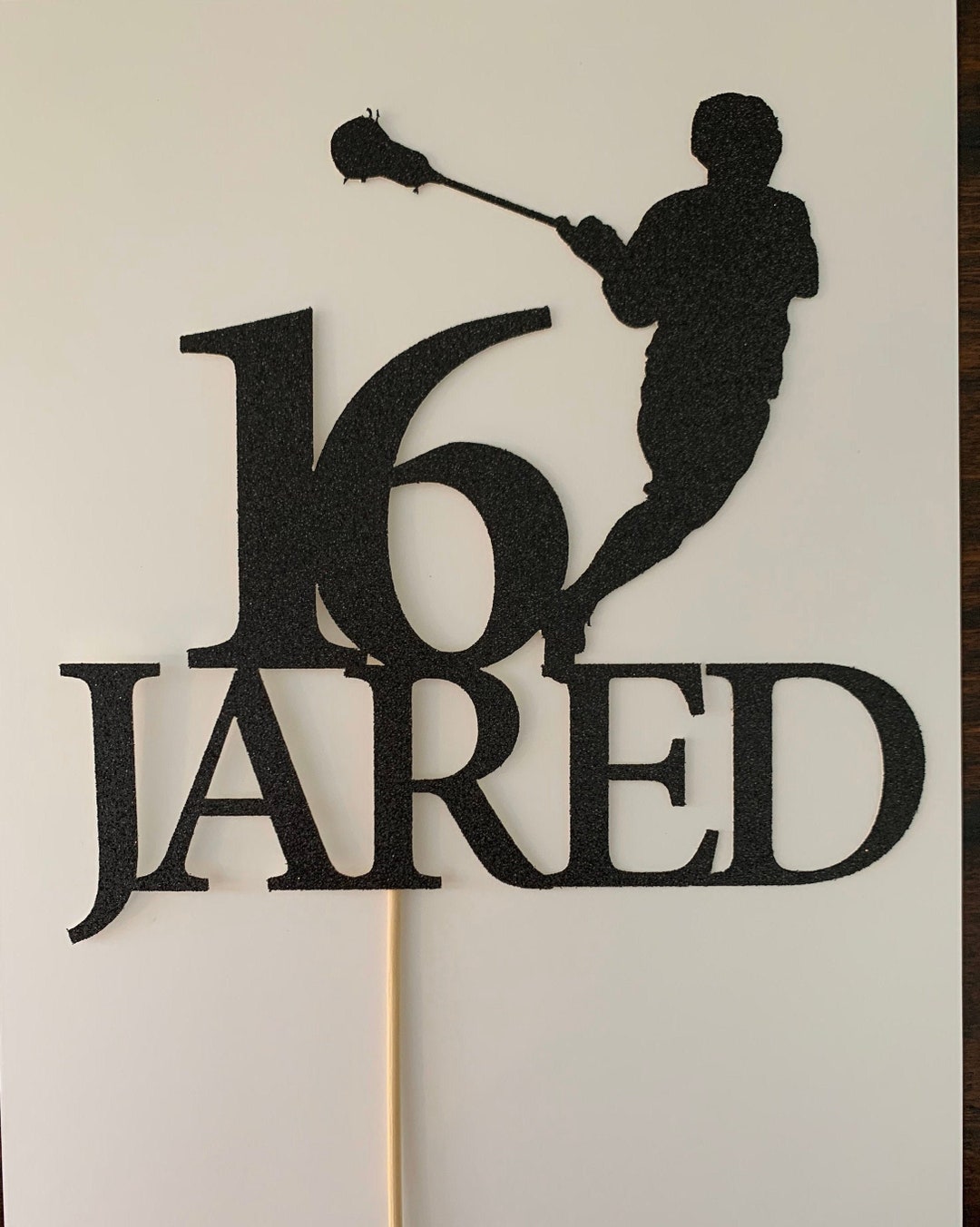 Lacrosse Birthday Cake Topper, Birthday Cake Topper, Lacrosse Cake ...