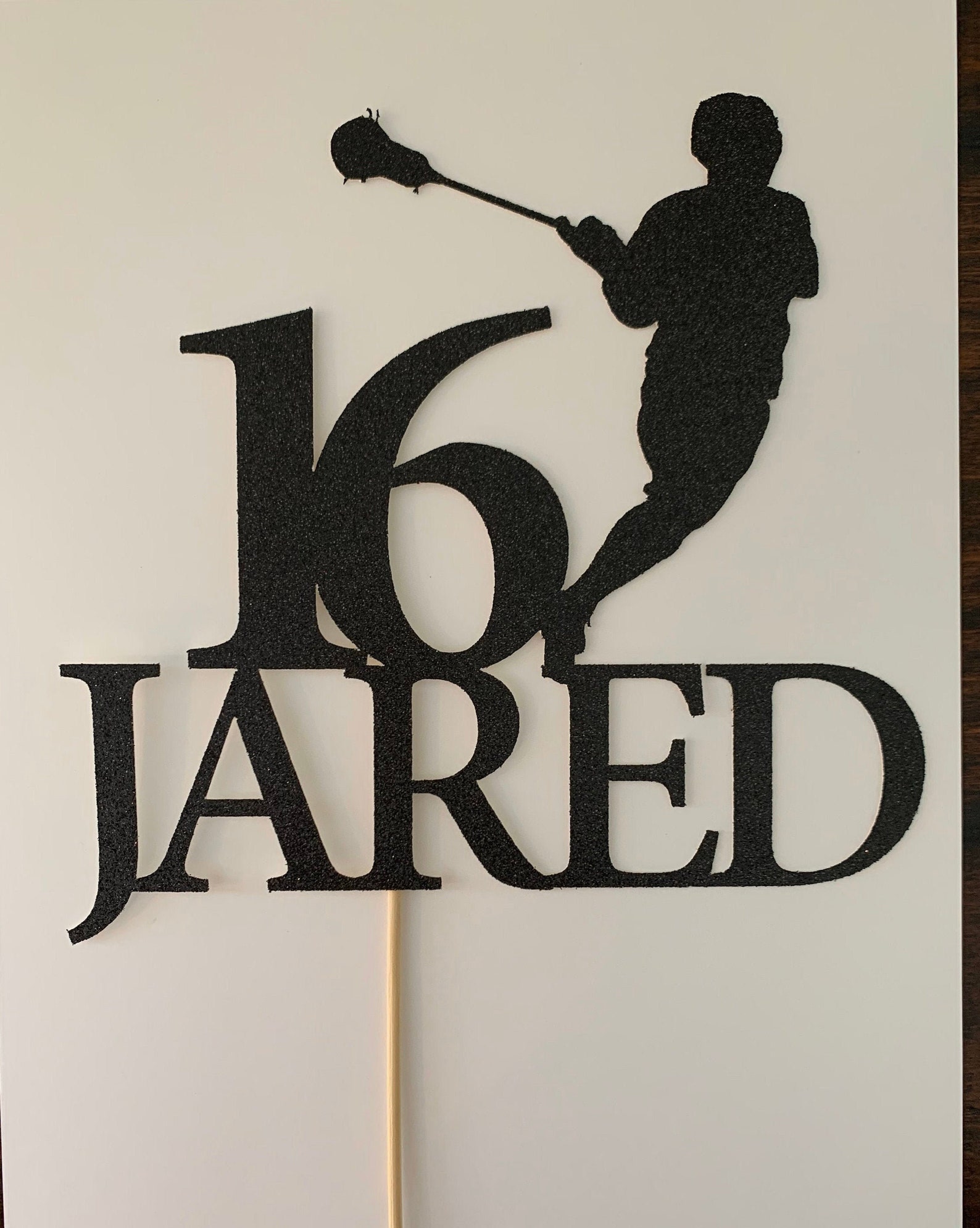 Lacrosse Birthday Cake Topper, Birthday Cake Topper, Lacrosse Cake ...
