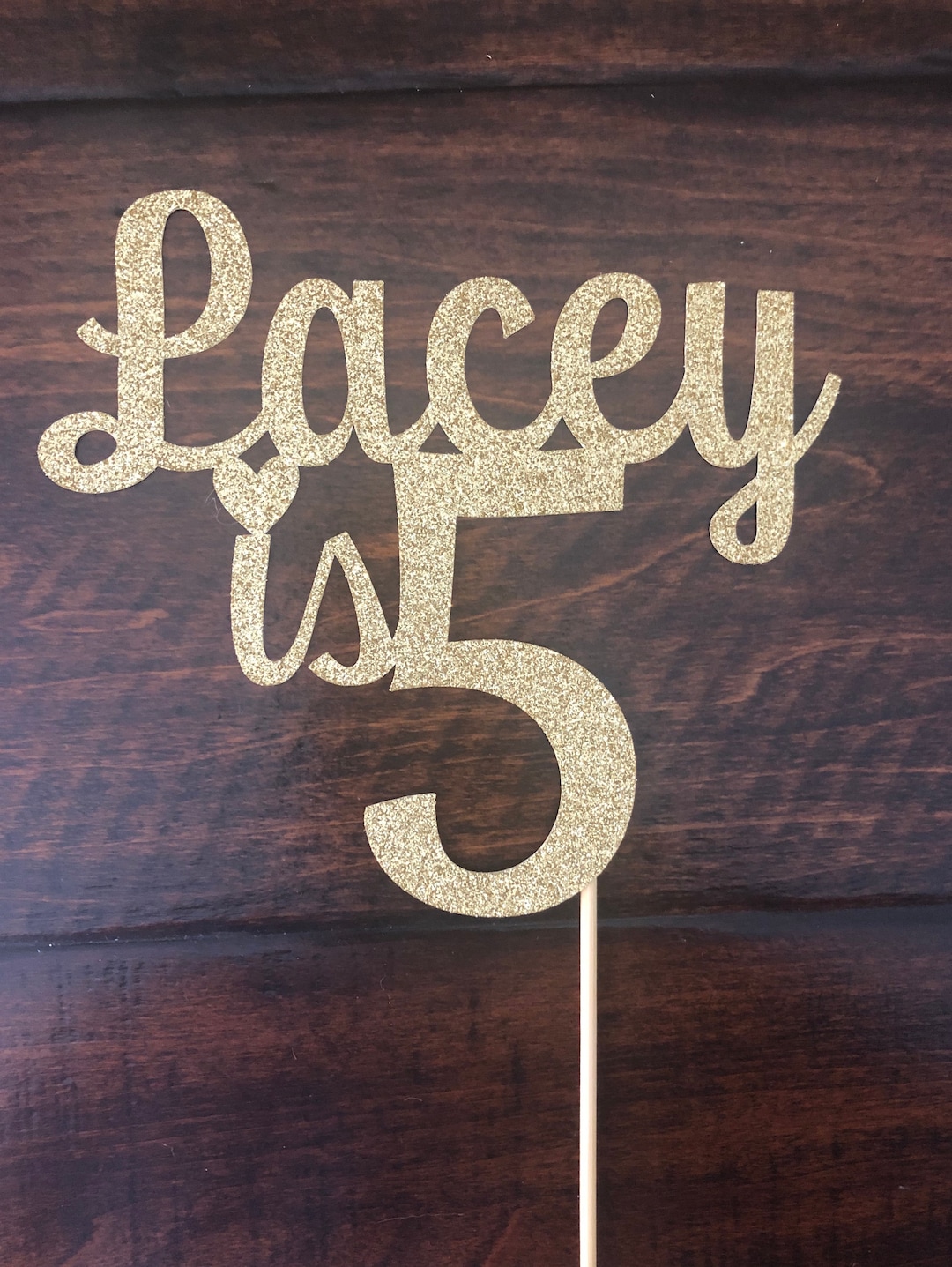 Birthday Cake Topper, 5th Birthday Cake Topper, Cake Topper Birthday ...