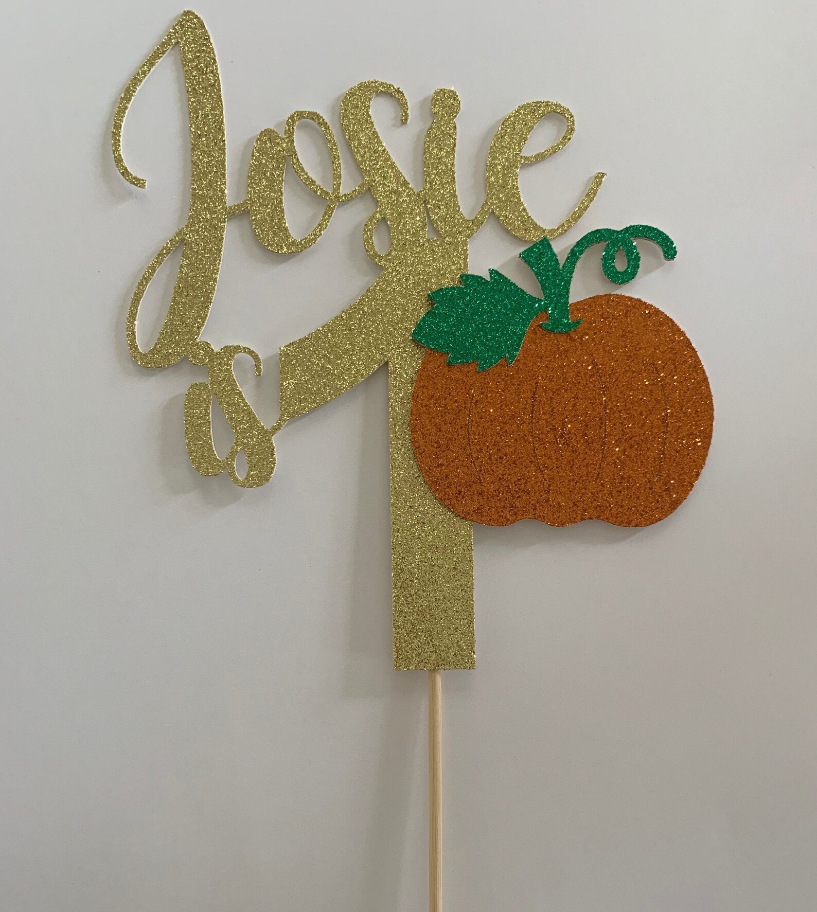 Pumpkin Birthday Cake Topper Cake Topper With Pumpkin - Etsy
