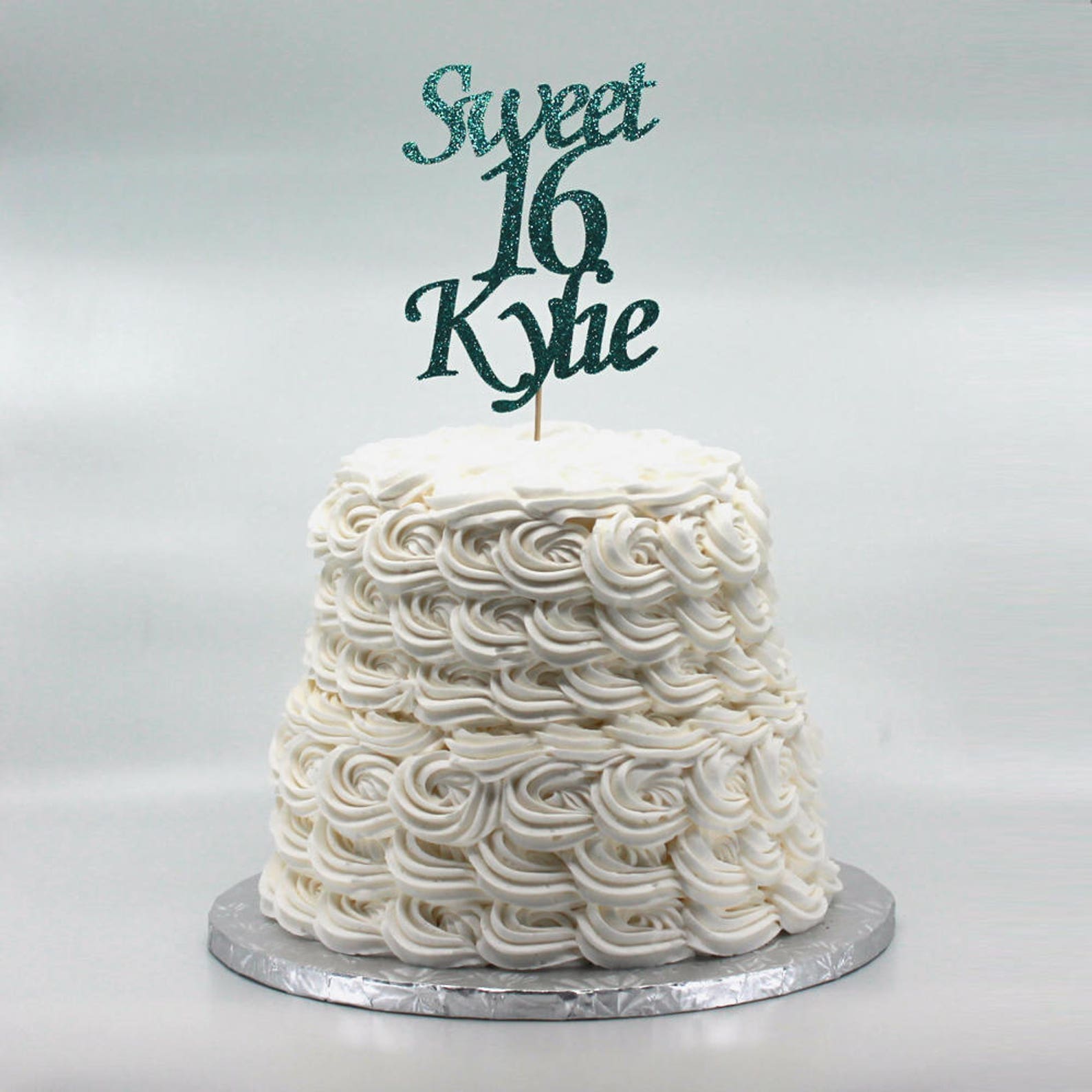 16th Birthday Cake Topper Sweet 16 Cake Topper Happy Sweet - Etsy