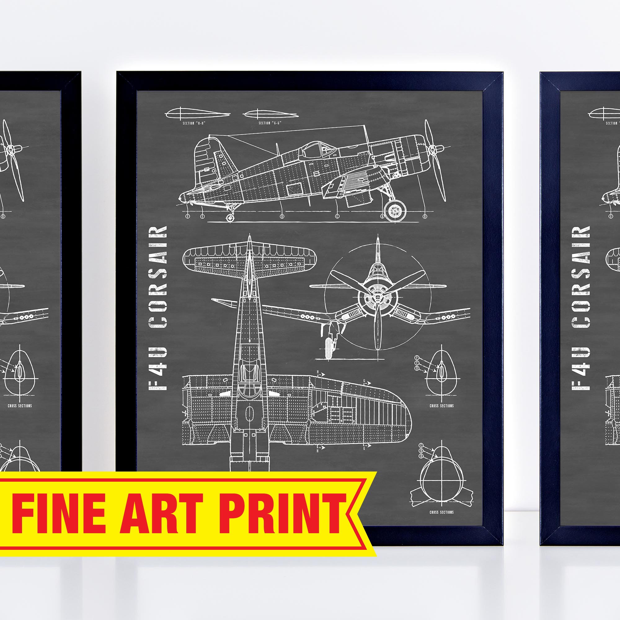 Corsair Blueprint Vector