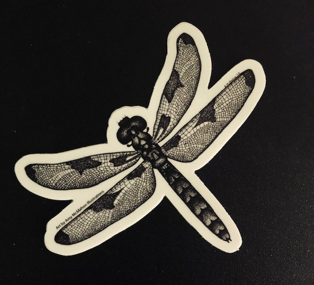 Dragonfly Sticker - Etsy