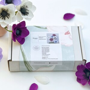 Make Your Own Paper Anemone | Craft Kit | Paper Flower | Paper Crafts ...