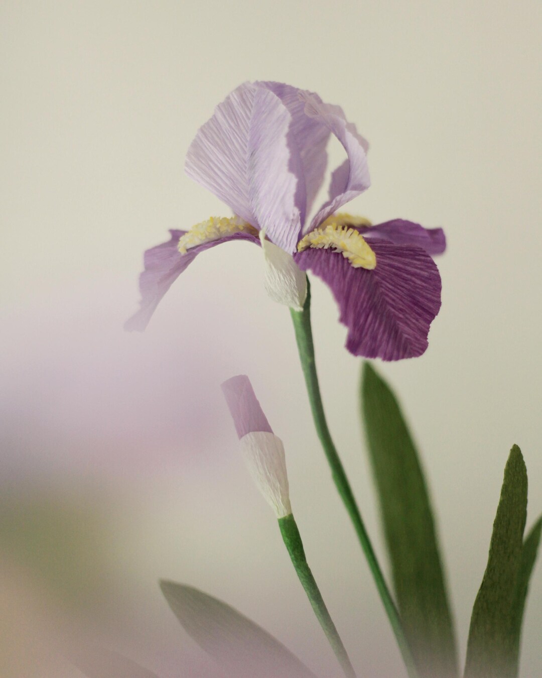 Paper Iris / Paper Flowers / Paper Plants / Potted Plants / First ...