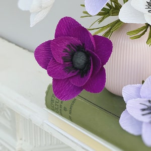 Make Your Own Paper Anemone | Craft Kit | Paper Flower | Paper Crafts ...