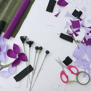 Make Your Own Paper Anemone | Craft Kit | Paper Flower | Paper Crafts ...