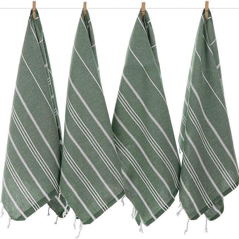 Green Kitchen Towels - Etsy