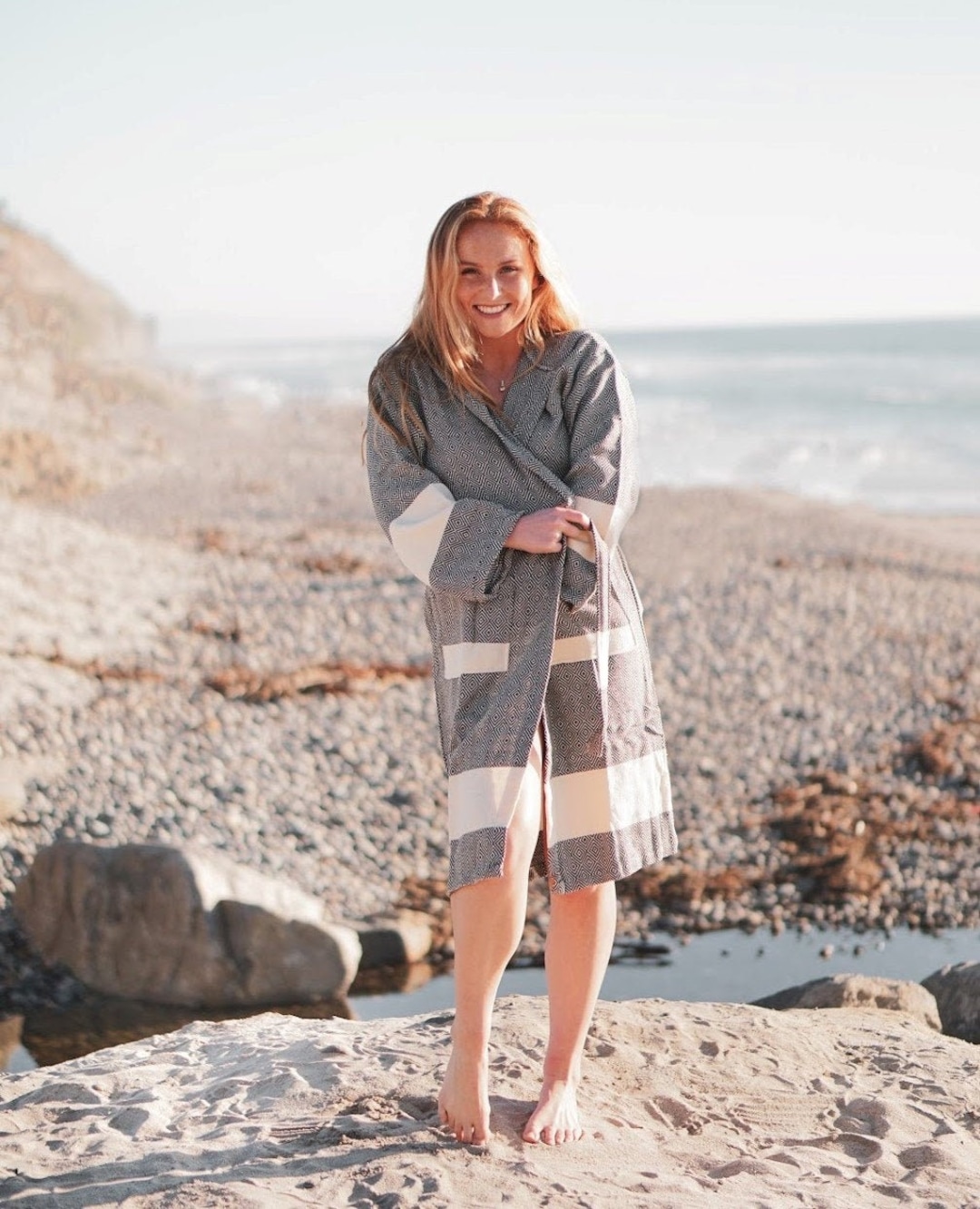 Turkish Bathrobe, Turkish Cotton Robe, Gifts for Women, Spa Party Robe ...