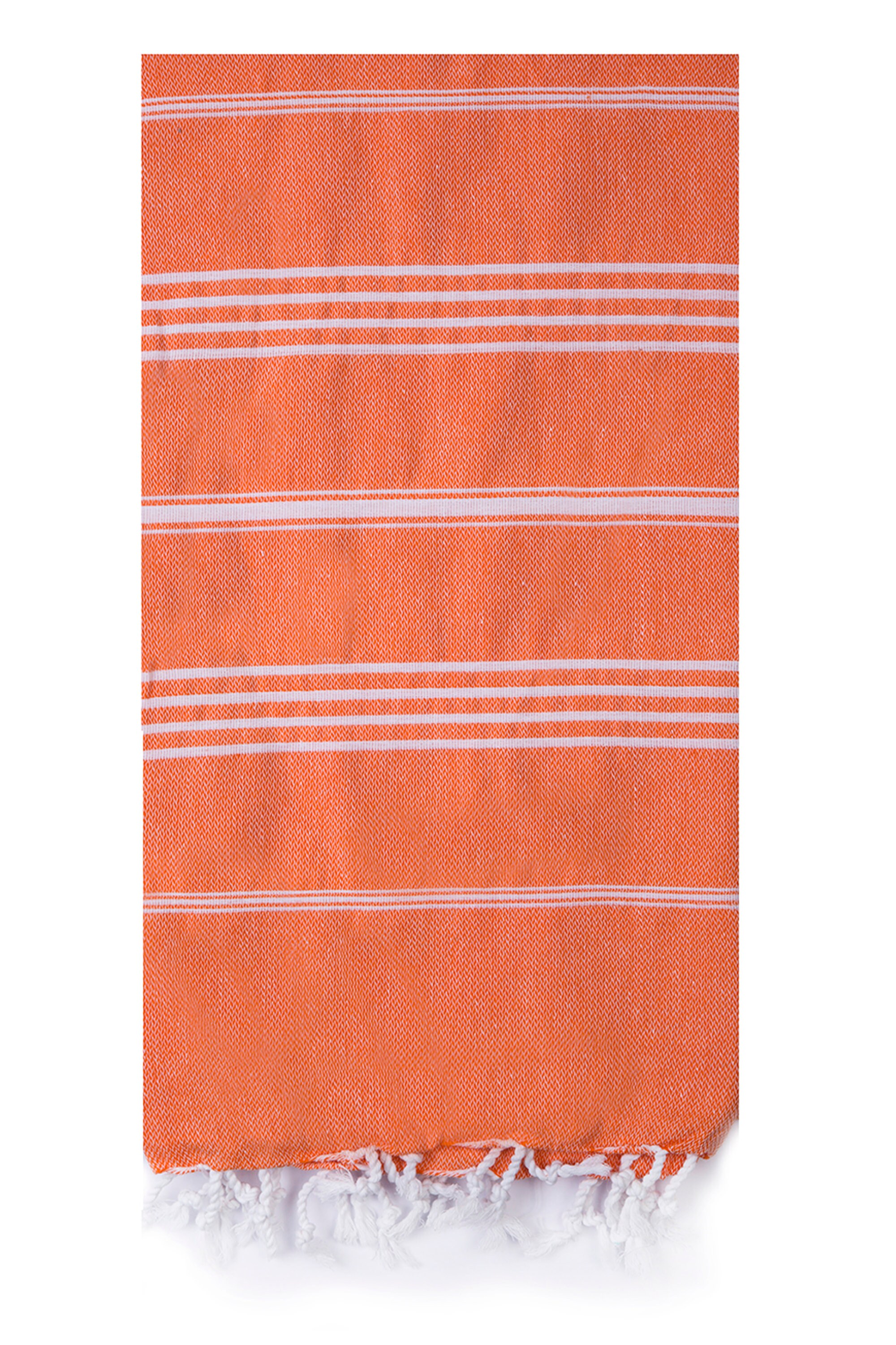 Orange Turkish Towel Organic Cotton Towel Bridesmaids Gift | Etsy