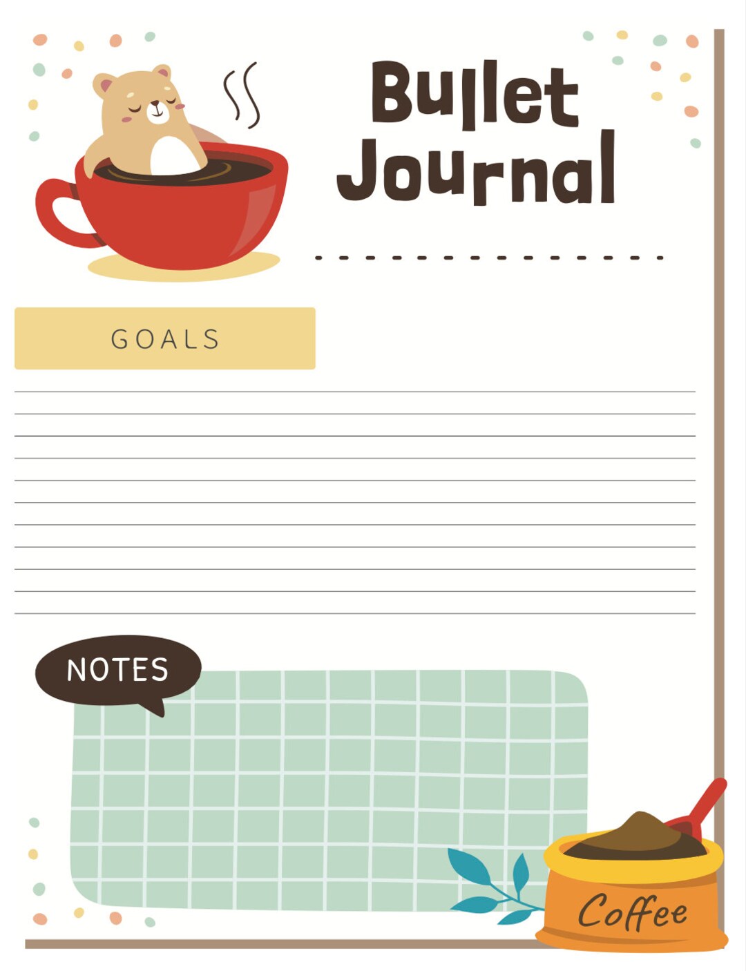 Bullet Journal, Home Journal, Digital Journal, Project Planner, Pdf ...