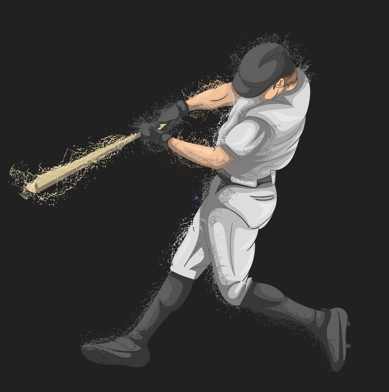 Baseball, Cricut Files for Stickers, T-shirts and Much More. Design Baseball Sports. Digital ...
