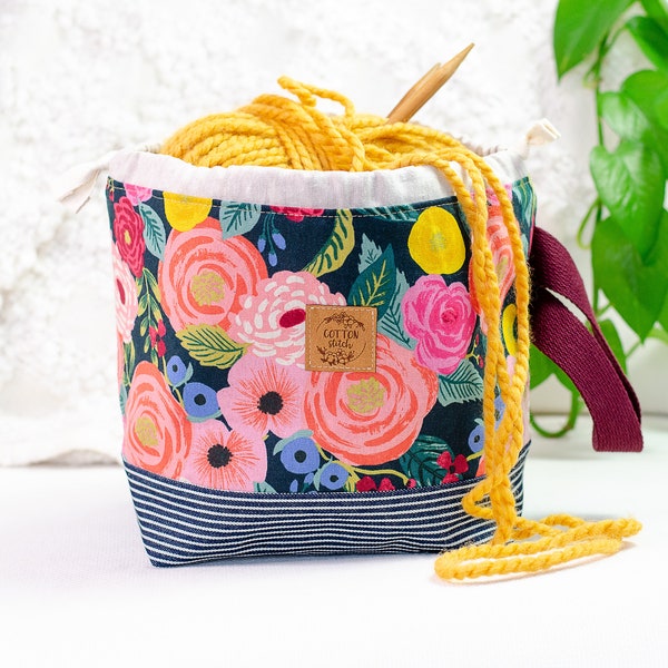 Knitting Project Bag - Etsy