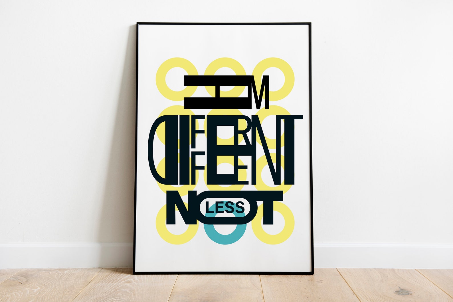I'm Different Not Less Autism Awareness Print Autism - Etsy