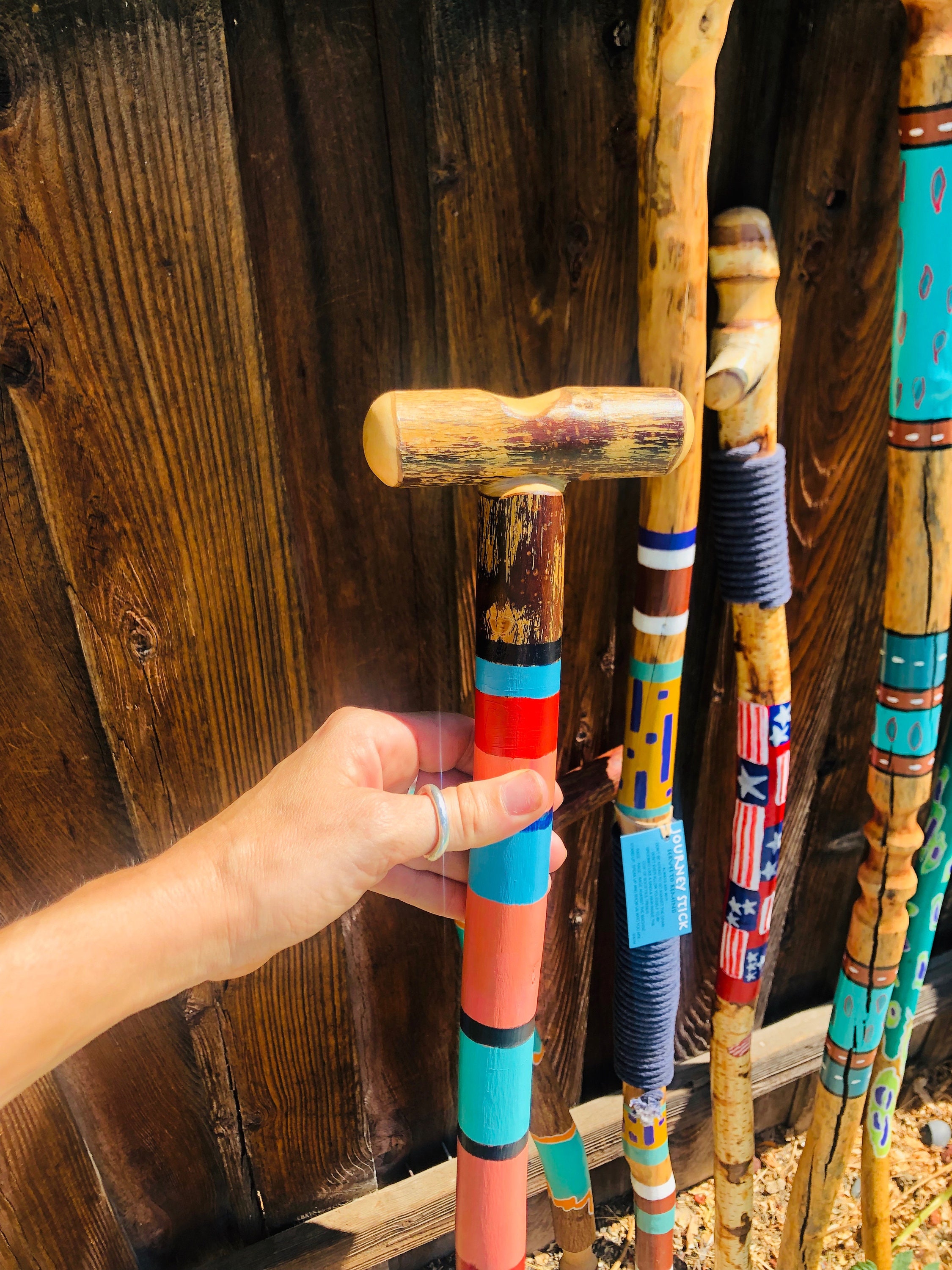 Journey Sticks A Walking Art Piece Stand Up Speak up and | Etsy