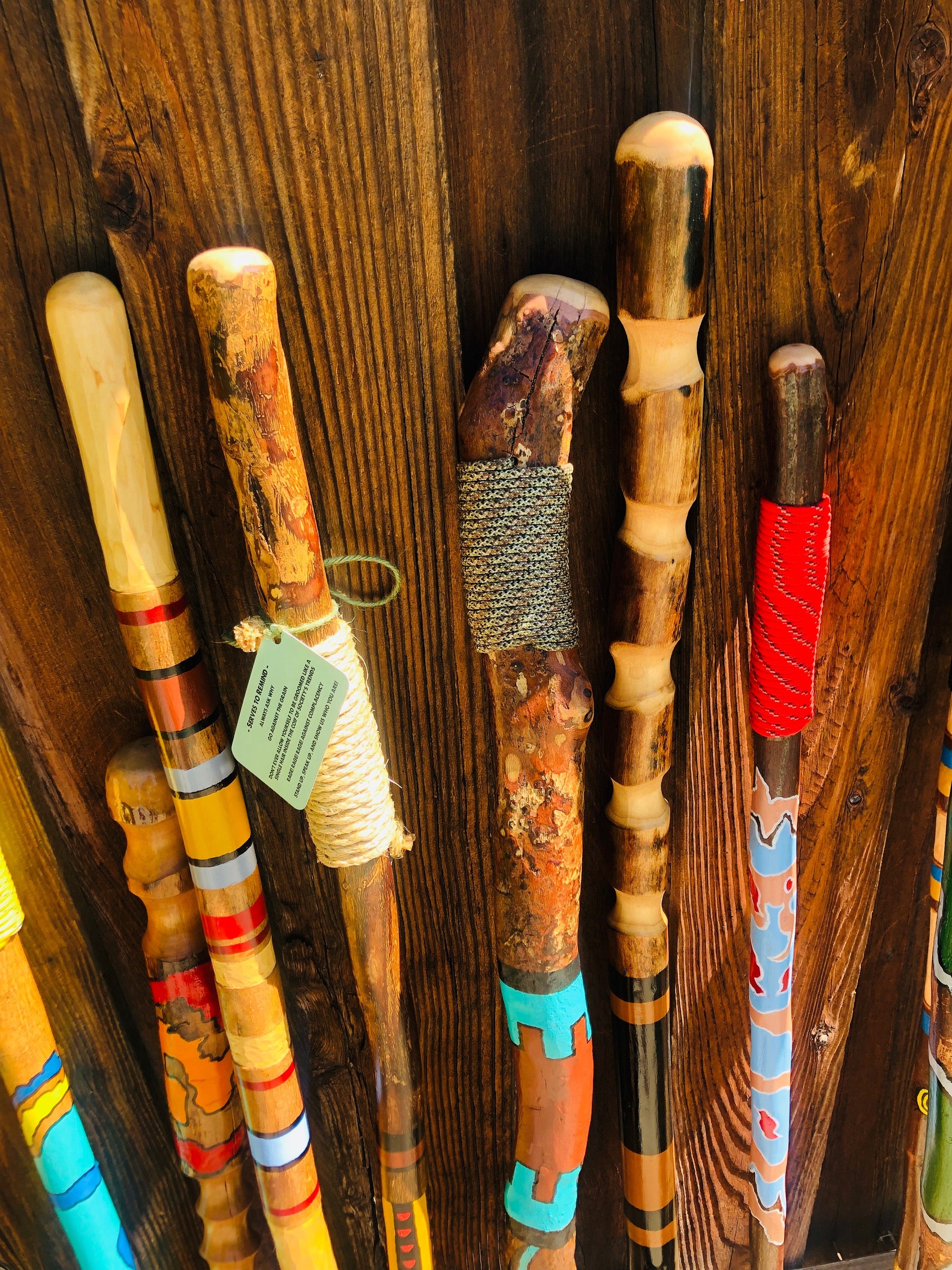 Journey Sticks A Walking Art Piece Stand Up Speak up and - Etsy Canada