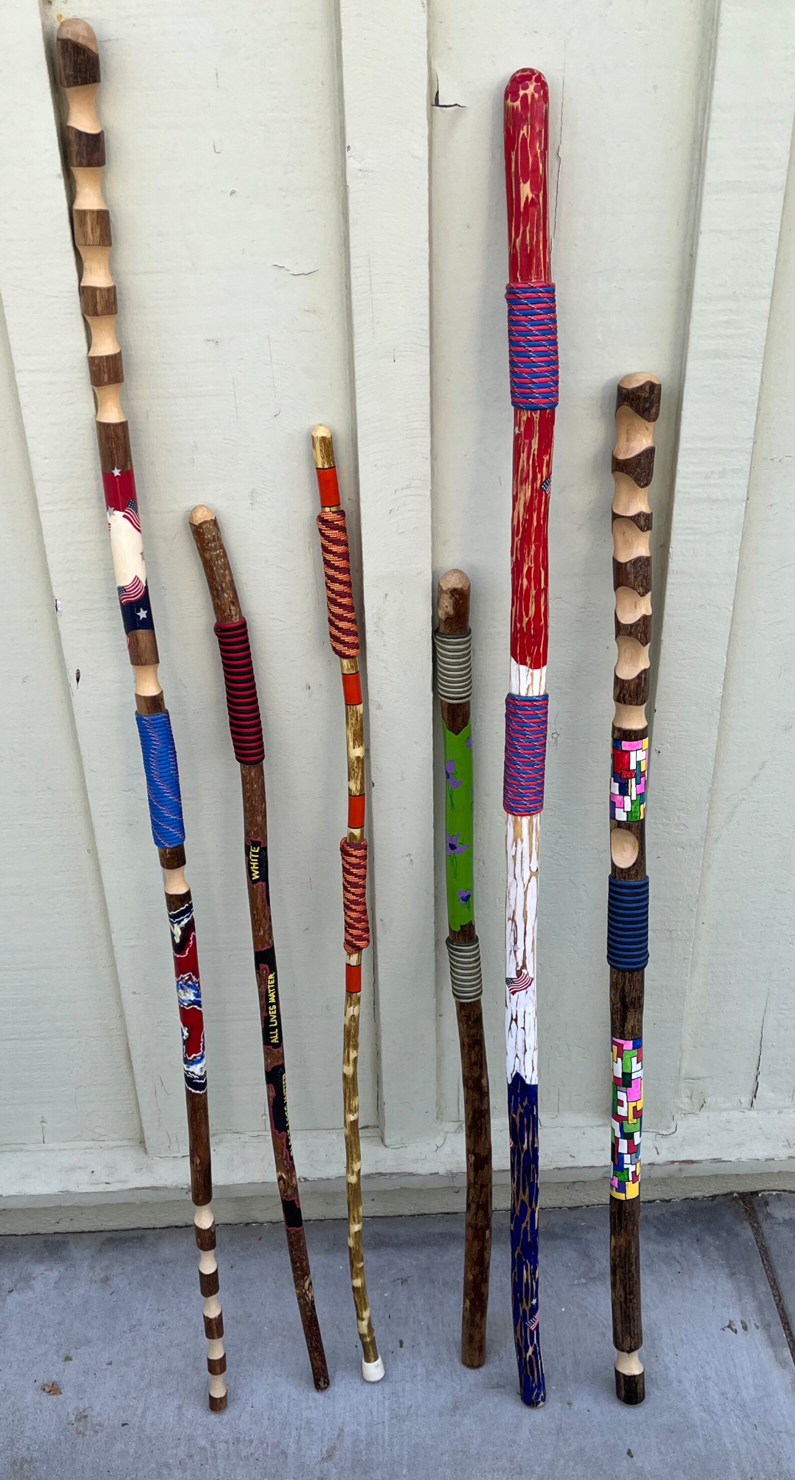 Journey Sticks A Walking Art Piece Stand Up, Speak up and Show Us Who ...