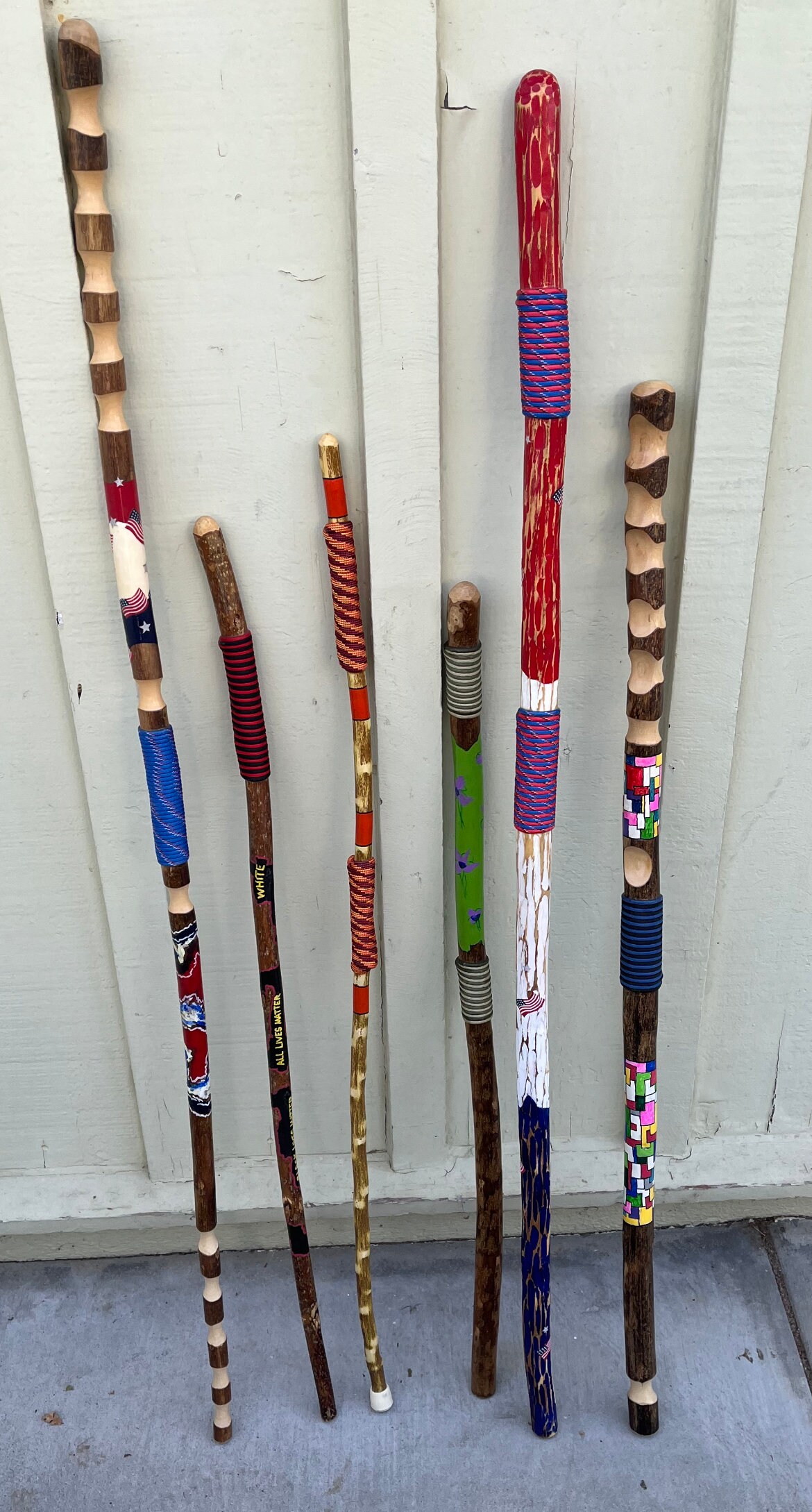 Journey Sticks A Walking Art Piece Stand Up, Speak up and Show Us Who ...