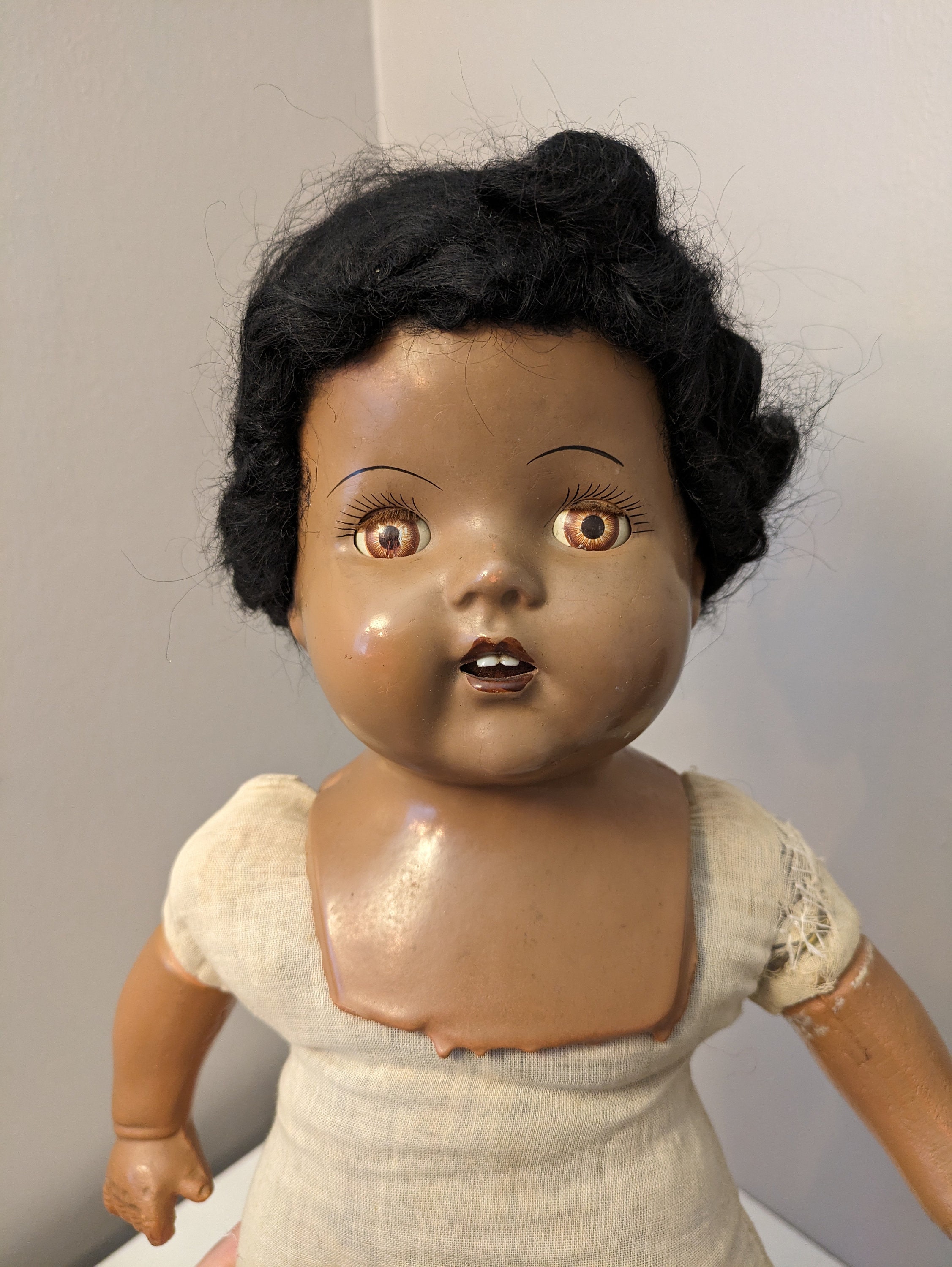 1940's Black Composition Baby Doll - Etsy