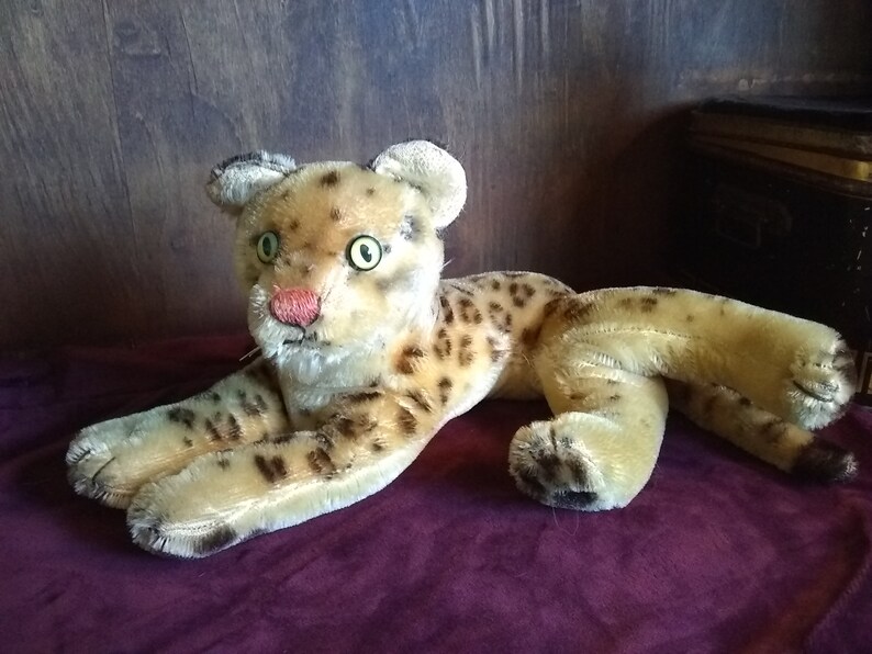 1950 Léopard Steiff / millésime mohair Steiff léopard | Etsy