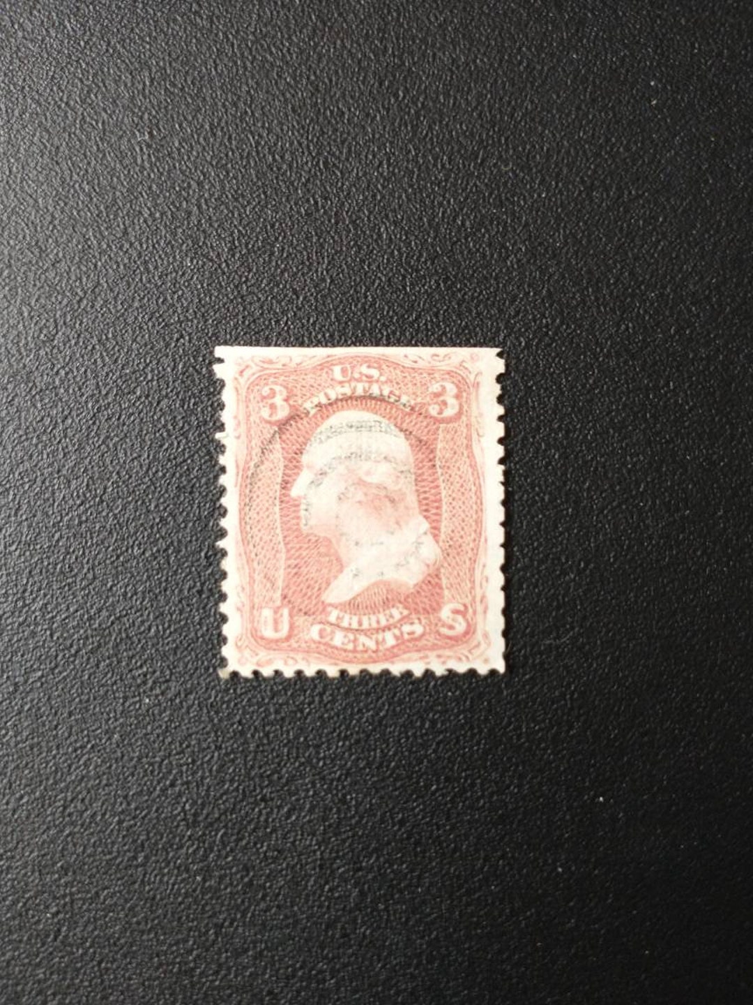 E Grill George Washington Three Cent Stamp Circa 1860's - Etsy