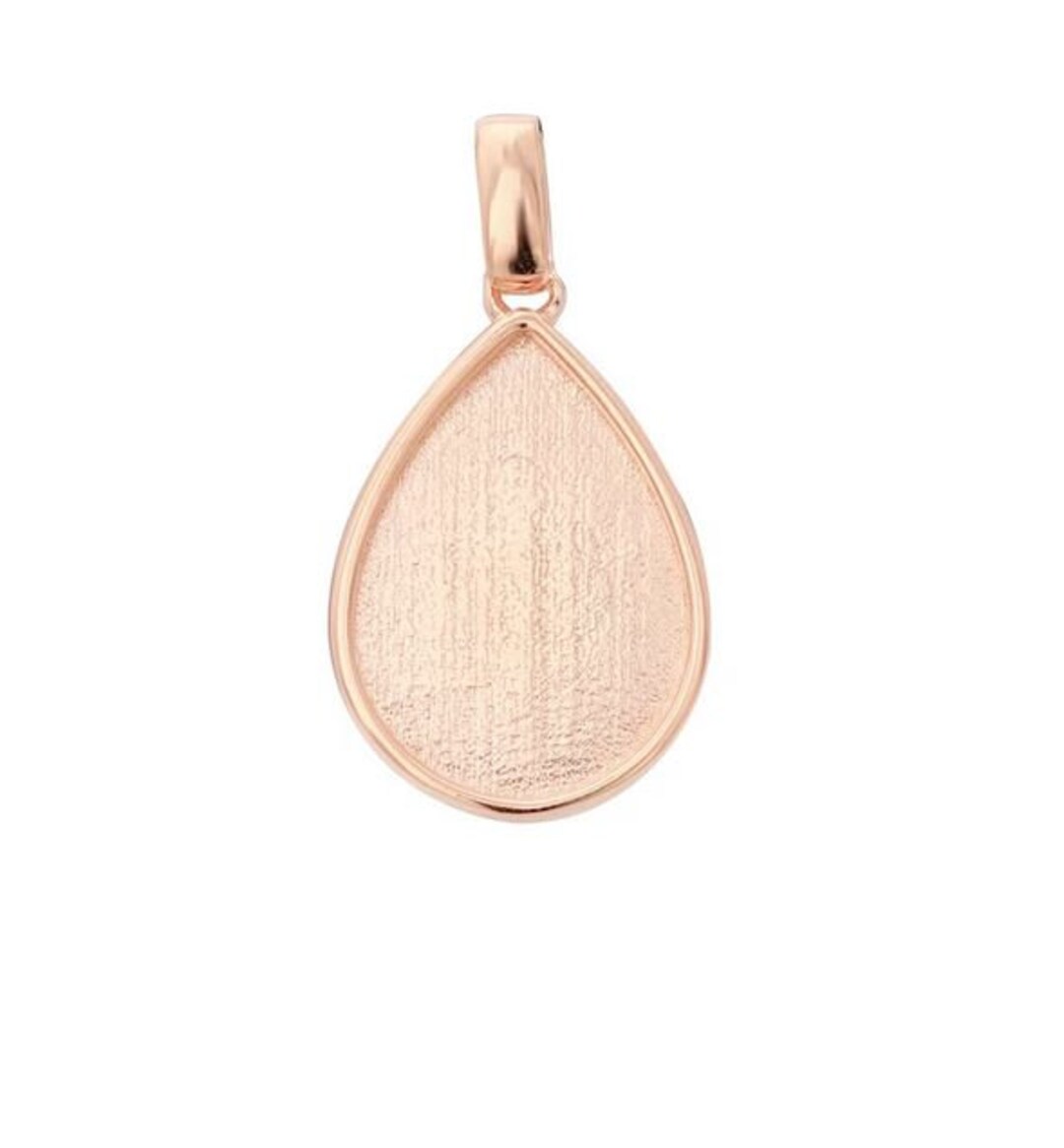 Breast Milk Resin Pear Solid Back Pendant Bezel Settings,solid 925 ...