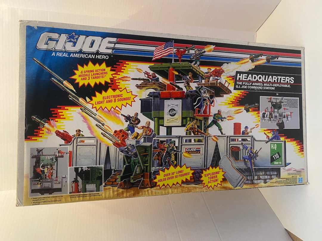 G.I. Joe Headquarters 1991 Command Station Hasbro Playset 3 3/4" - Etsy