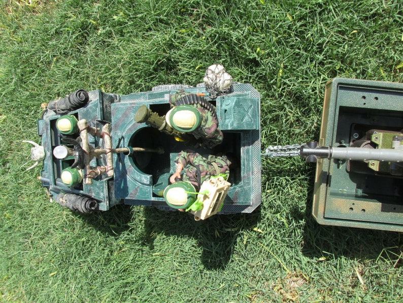 Custom GI Joe Alien Troop Transport With Laser Cannon Trailer - Etsy ...