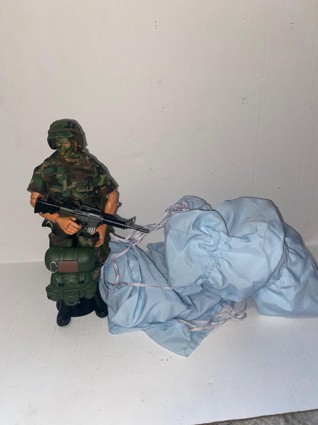 Custom US Modern Paratrooper W/ Parashoot 1:6 Scale Loose Figure GI Joe ...