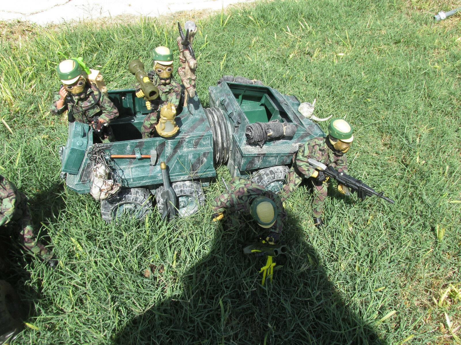 Custom GI Joe Alien Troop Transport With Laser Cannon Trailer - Etsy ...