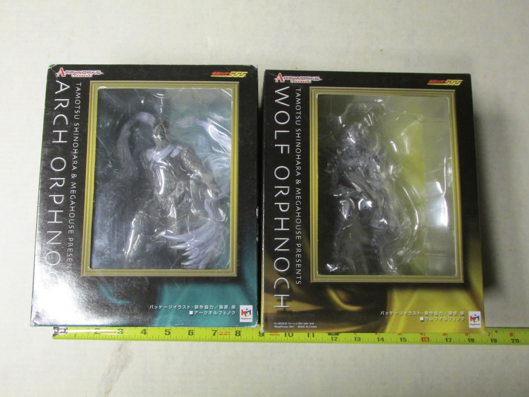 Megahouse Kamen Masked Rider Arch Orphnoch & Wolf Orphnoch Set of 2 MIP ...