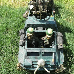 Custom GI Joe Alien Troop Transport With Laser Cannon Trailer & 6 ...