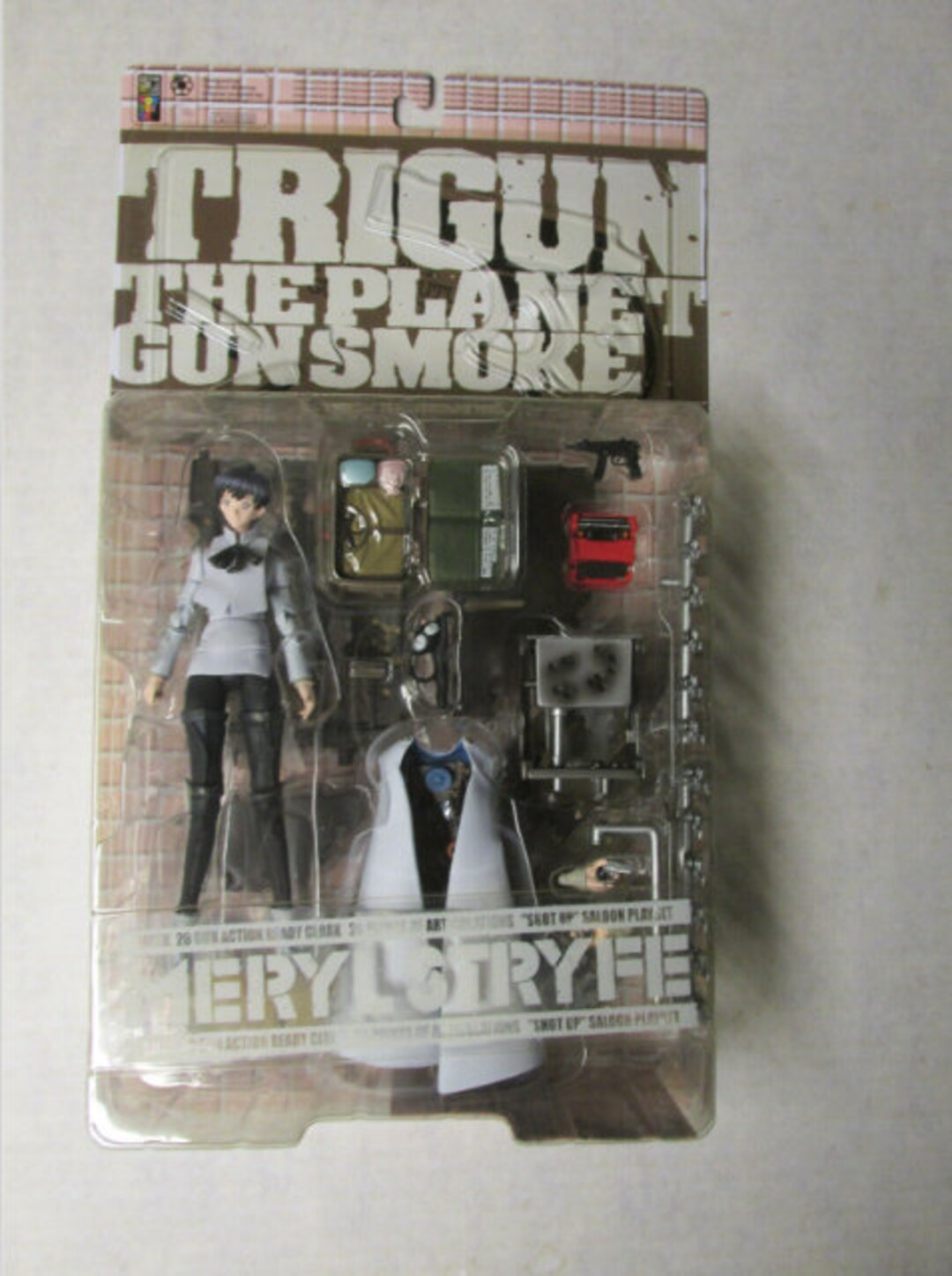 Trigun the Planet Gunsmoke Meryl Stryfe With 20 Gun Ready Cloak MIP ...