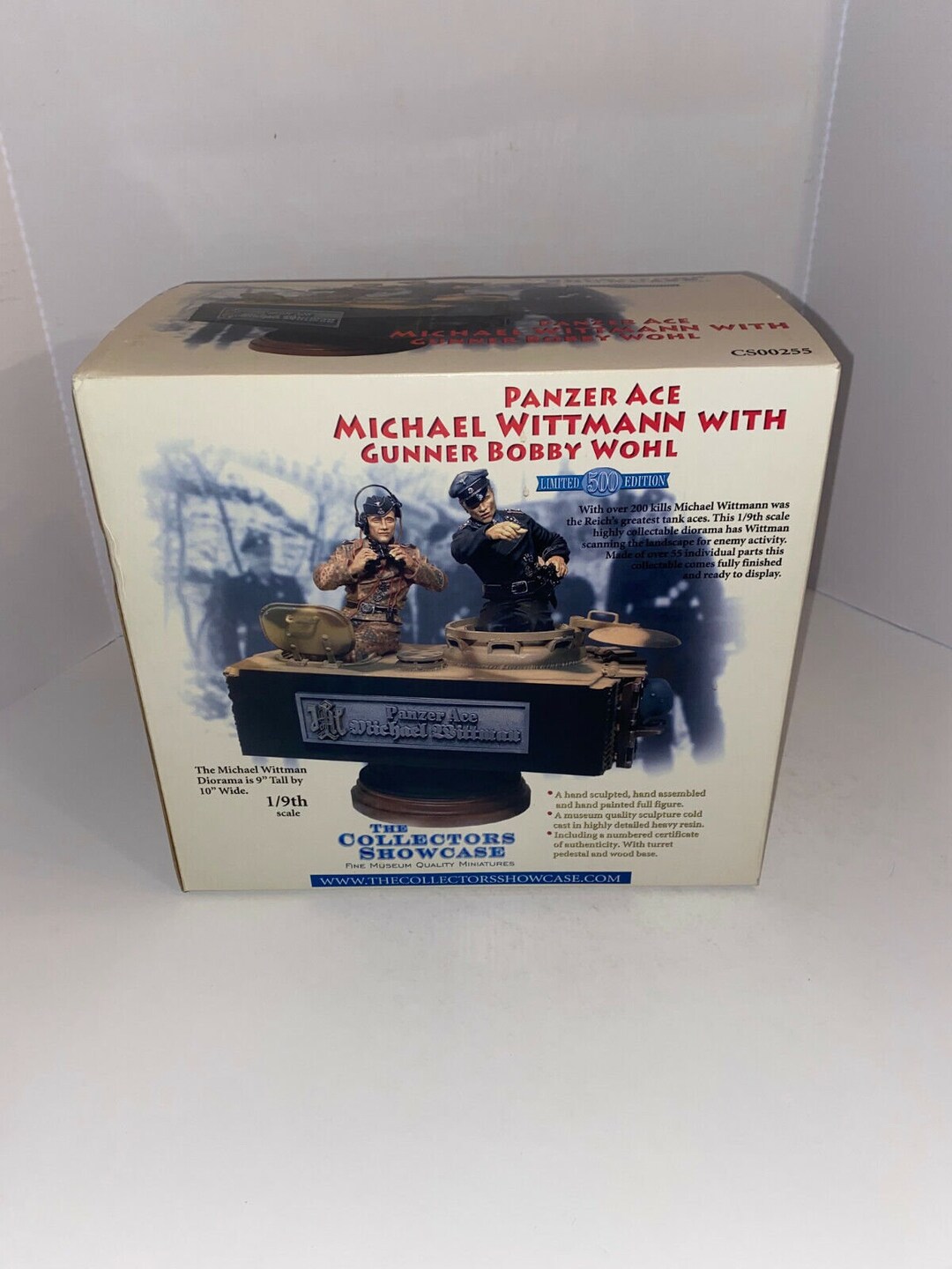Panzer Ace Michael Wittmann Gunner Bobby Wohl Collectors Showcase 1/9th ...