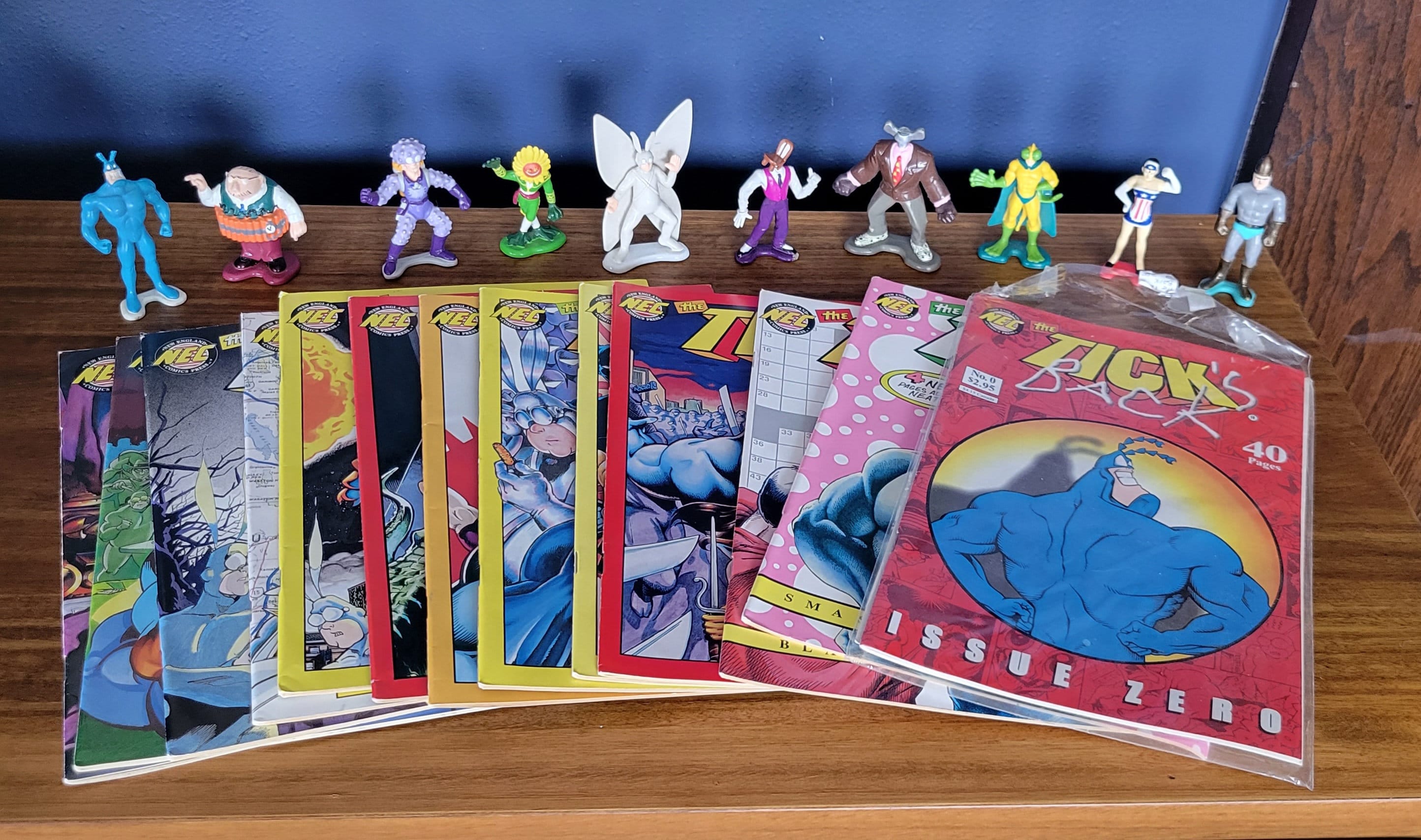 The Tick NEC Comic Books 1991 13 Issues and PVC Action Figures - Etsy