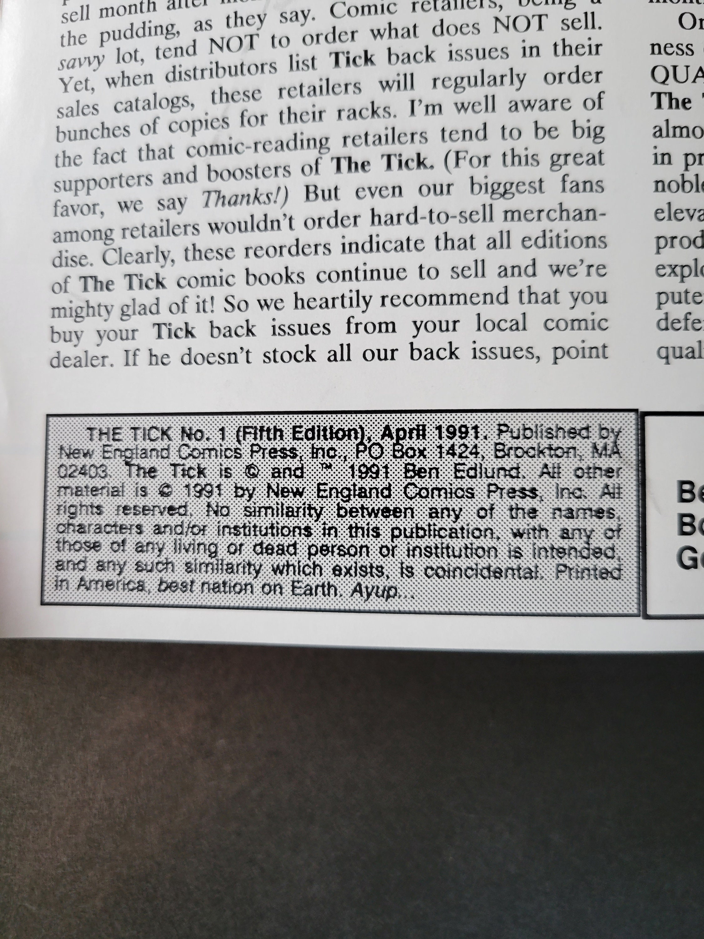 The Tick NEC Comic Books 1991 13 Issues and PVC Action Figures - Etsy