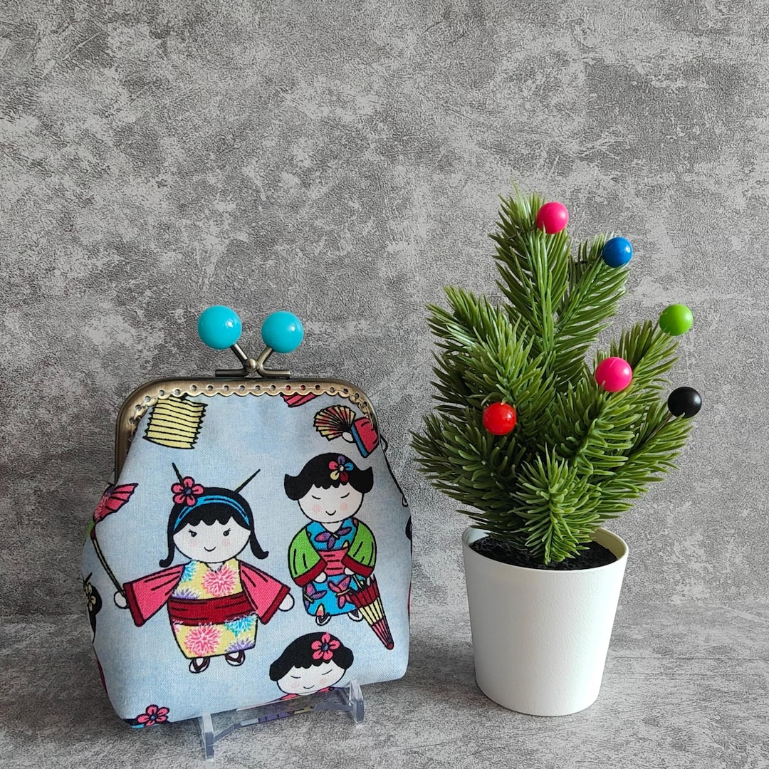 Coin Purse, Gamaguchi, Clasp Coin Purse, Kiap Kiap Purse, Change Pouch ...