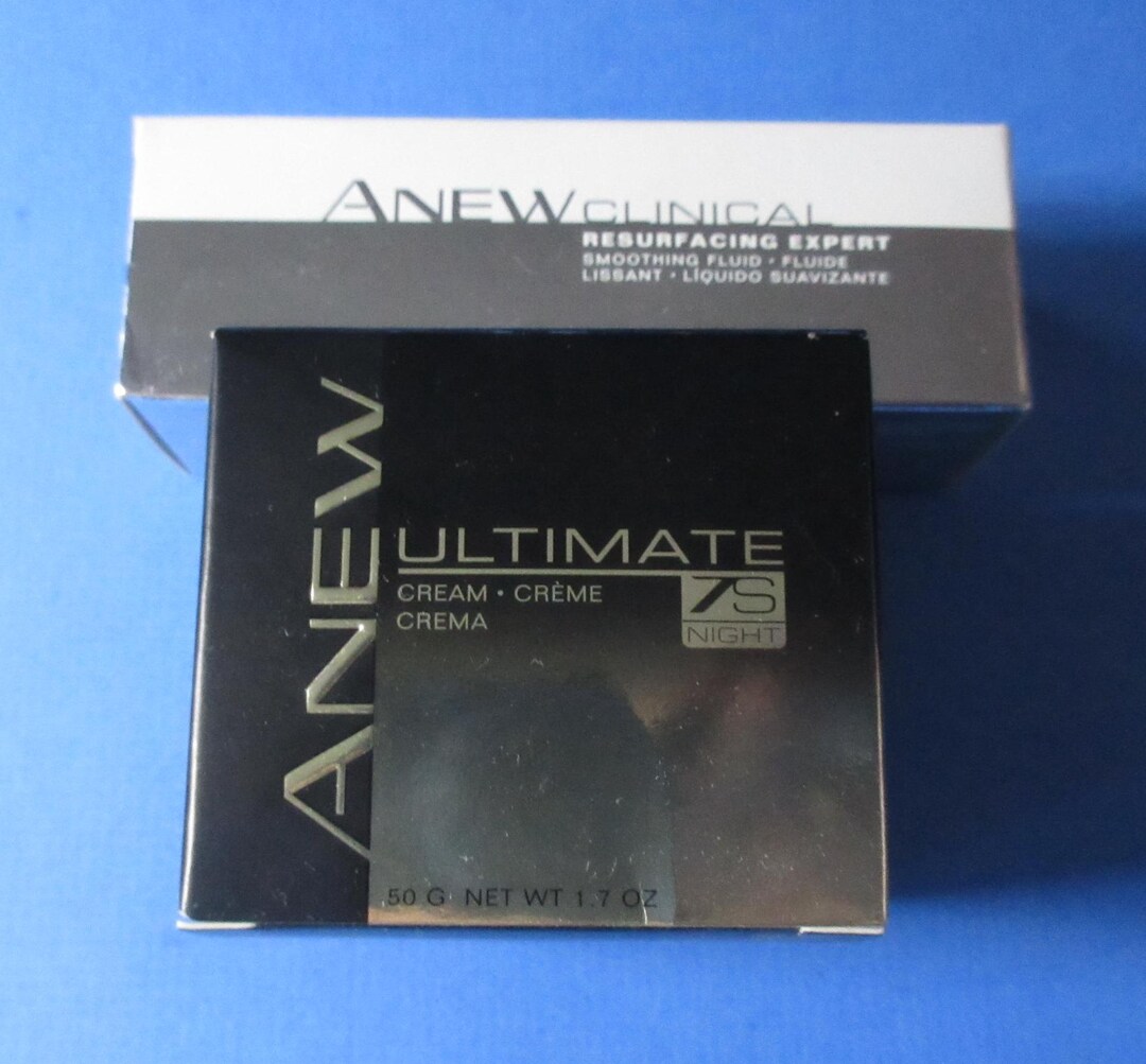 Avon Anew Ultimate Night Restoring Cream 1.7 Fl Oz / 50 G + Clinical ...