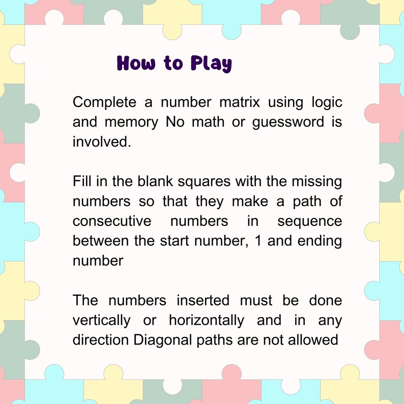 Numbrix Puzzles Numbrix Puzzle Books for Adults Numbrix Logic Puzzles ...