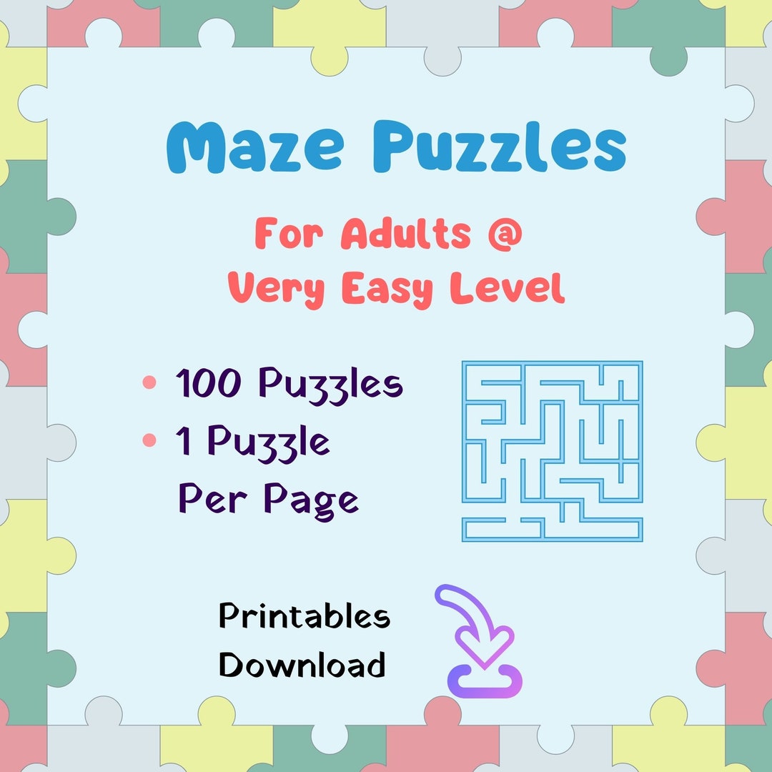 Maze Puzzle - Maze Puzzle Books -101 Fun Maze Puzzles - Bulk Maze ...