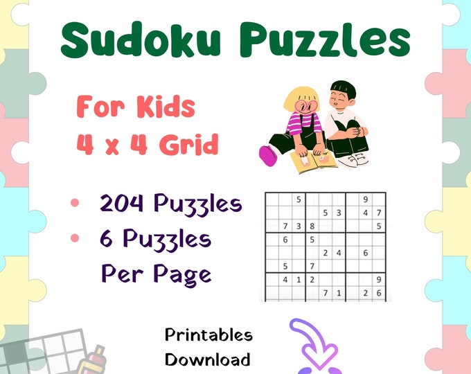 Sudoku Puzzles for Kids - Sudoku Puzzle - Easy Sudoku Puzzles for Kids ...