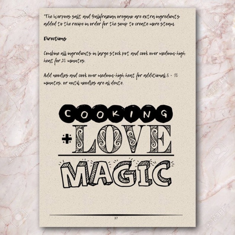 Just Add Magic Cookbook Printable Download Gift for Kids | Etsy