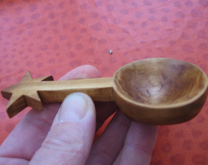 Star Handled Handmade Wooden Spoon - Etsy