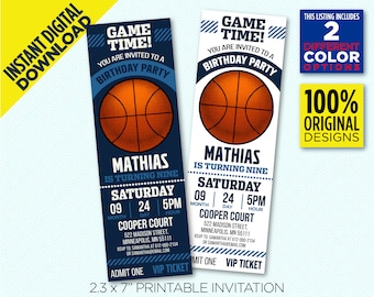 Printable Timberwolves Ticket - Etsy