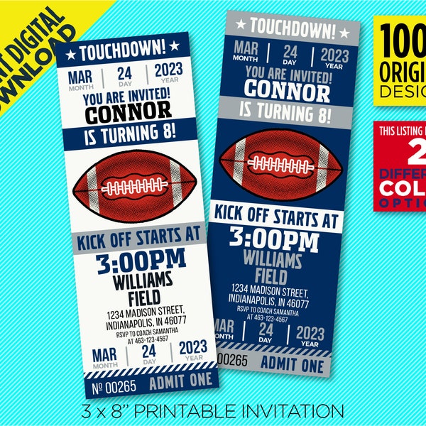 Colts Birthday Party - Etsy