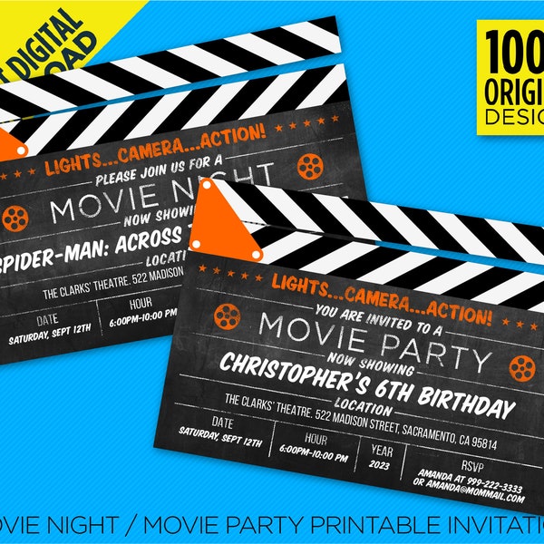 Lights Camera Action - Etsy