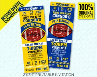 Los Angeles Rams Invitation - Etsy
