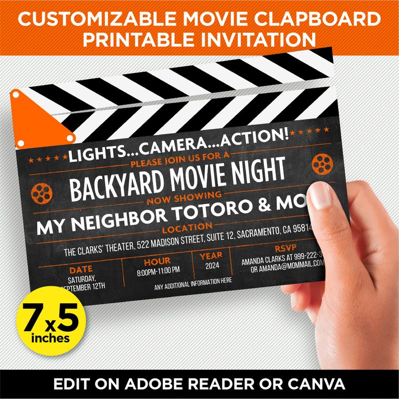 Lights Camera Action - Etsy