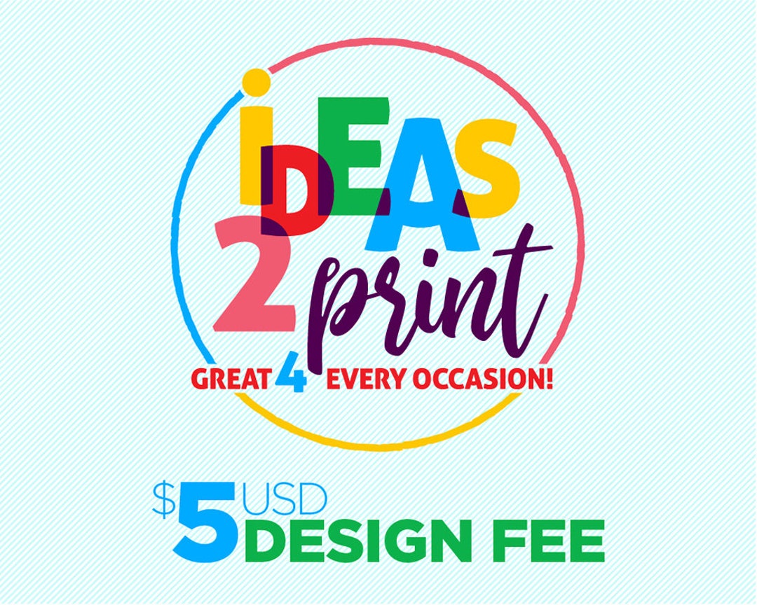 5 USD Design Fee - Etsy